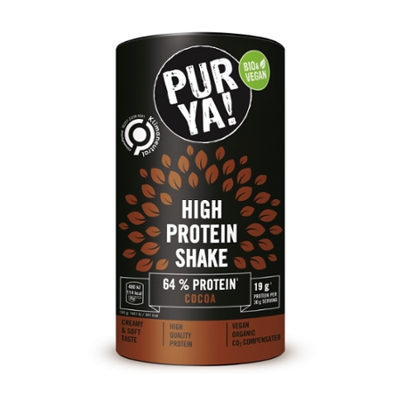 PURYA! High Protein Shake, Cocoa, 500g | Biovegan Shop